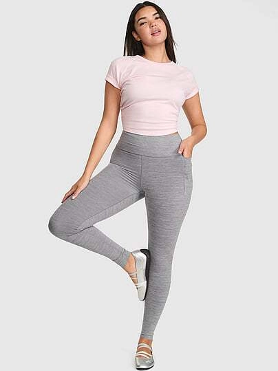 Pink Relay™ Leggings - Grey