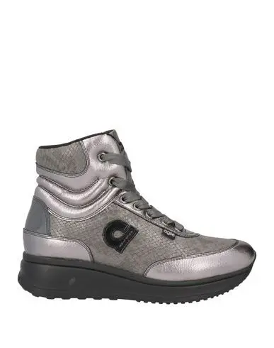RUCOLINE High-top Snakeskin Print Sneakers - Lead