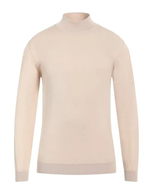 DANIELE FIESOLI Merino Wool Turtleneck - Beige