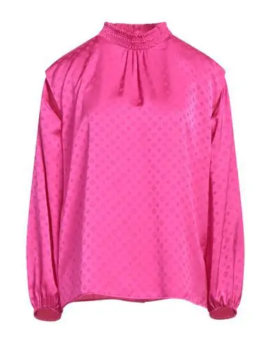 Maje Shirred Jacquard Top