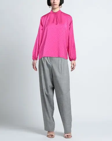 Maje Shirred Jacquard Top