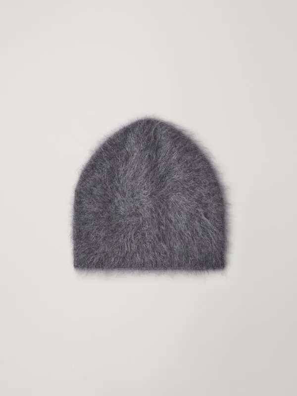 LISA YANG Brushed Beanie - Graphite Brushed
