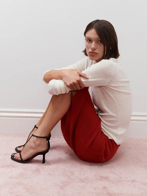 NEOUS Jumel 80mm Leather Sandals