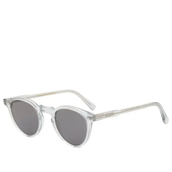 MONOKEL Forest Round Frame Sunglasses - Grey Solid