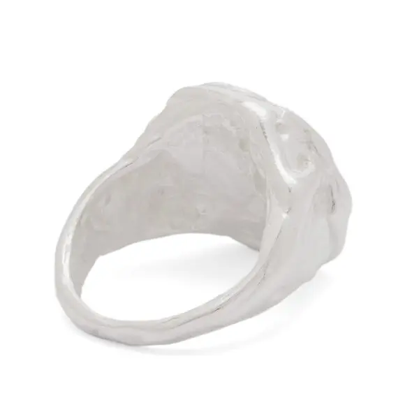 SIMUERO Lago Ring - Silver/aquamarine