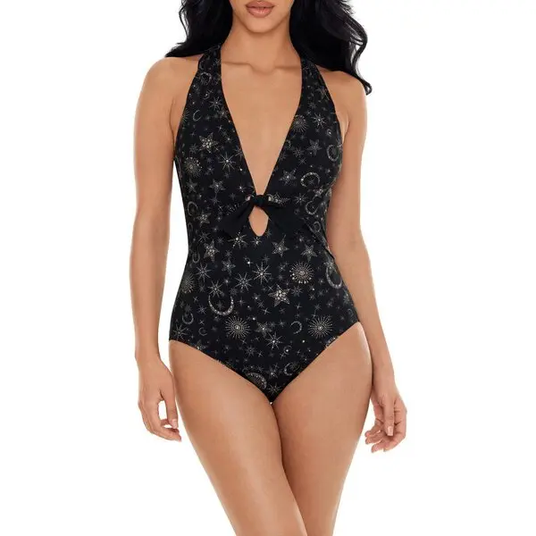 Magicsuit Halle One-piece Swimsuit - Black/gold