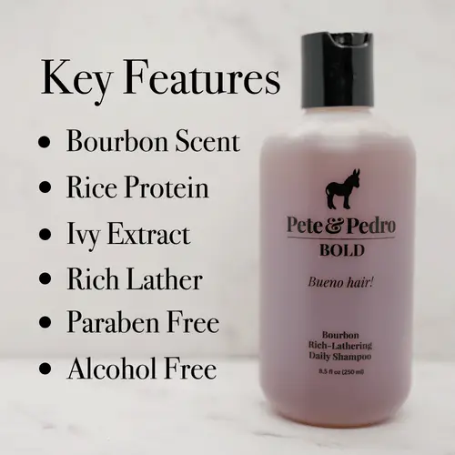 PETE & PEDRO Bold Bourbon Shampoo