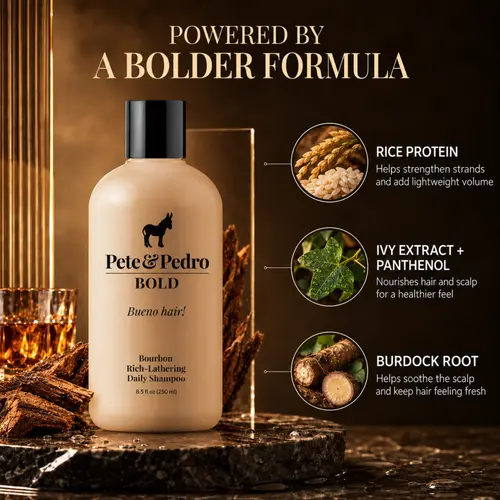 PETE & PEDRO Bold Bourbon Shampoo