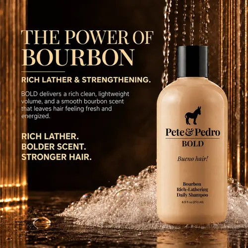PETE & PEDRO Bold Bourbon Shampoo
