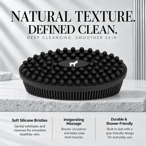 PETE & PEDRO Bath & Body Massaging Scrub Brush