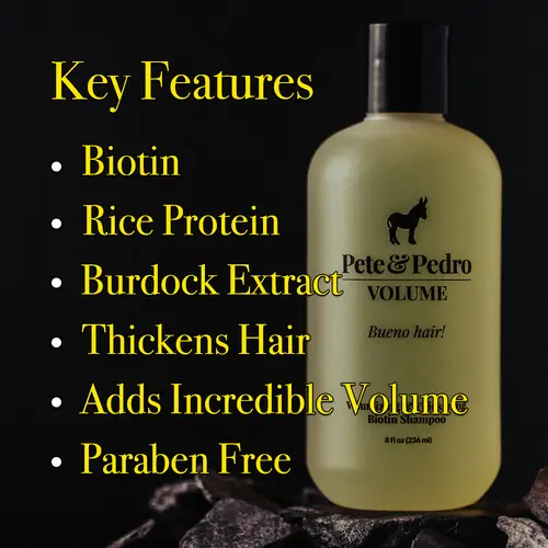 PETE & PEDRO Volume Volumizing & Thickening Biotin Shampoo