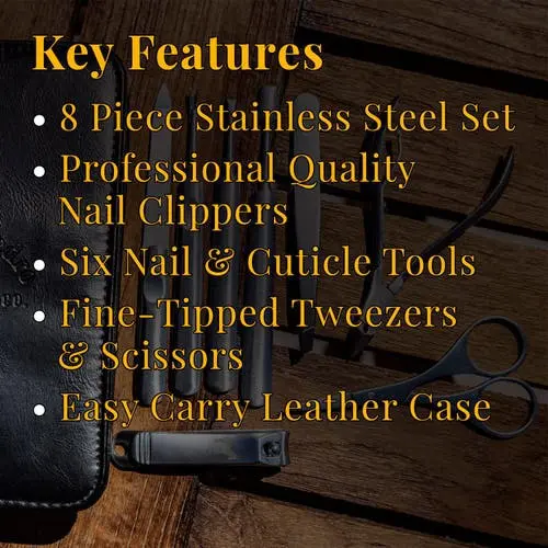 PETE & PEDRO 8-piece Manicure Set - None