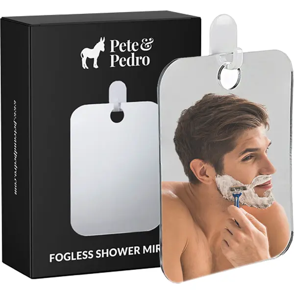 PETE & PEDRO Fogless Shower Mirror - None
