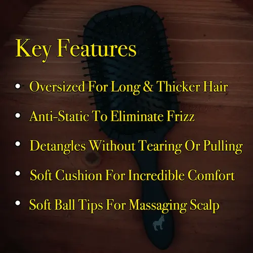 PETE & PEDRO Paddle Detangle Hair Brush - None