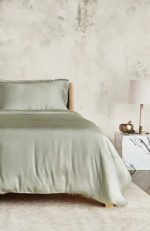 ETTITUDE Luxe Sateen+ Duvet Cover - Fern