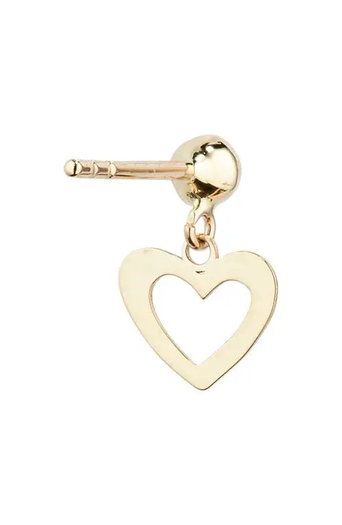Bony Levy 14k Gold Heart Drop Earrings