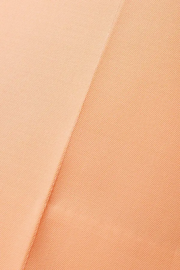 PATOU Wool-blend Twill High-rise Shorts - Peach