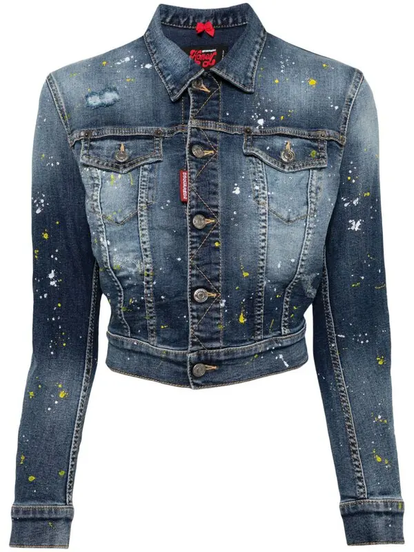 Dsquared2 Honey Twiggy Denim Jacket - Blue