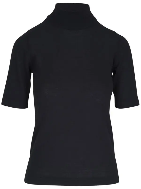 Brunello Cucinelli Knitted Cashmere-silk Blend Top