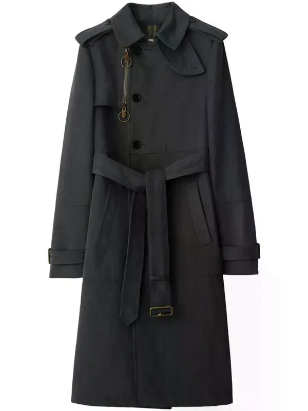 Burberry Double-breasted Trench Coat - Grey