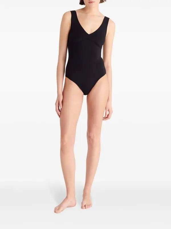 ERES Hold Up V-neck One Piece Swimsuit - Black