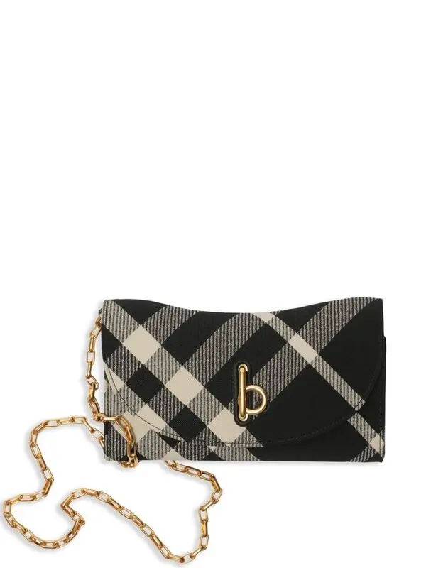 Burberry Rocking Horse Chain Wallet - Black