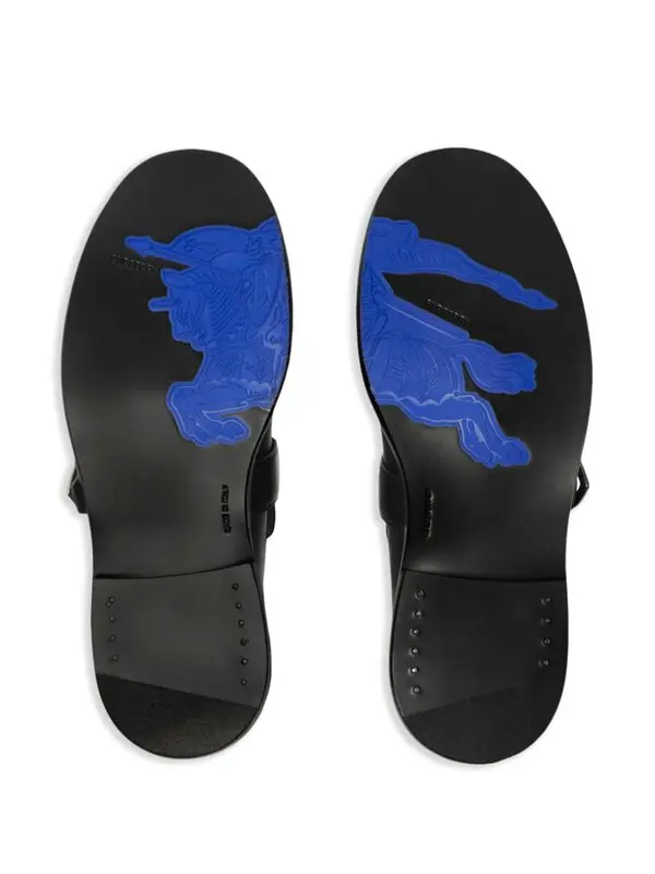 Burberry Leather Cobble Loafers