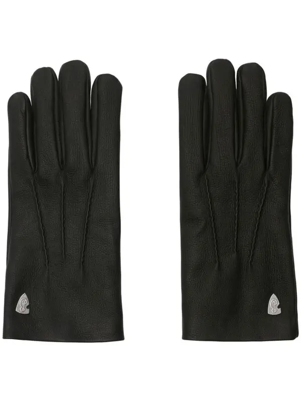 Burberry Leather Gloves - Black