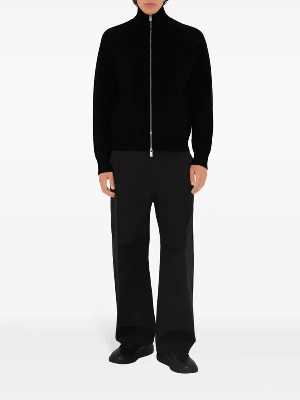 Burberry Equestrian Intarsia Knit Jacket