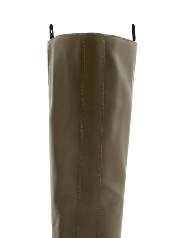 Burberry Leather Stomp Knee-high Boots