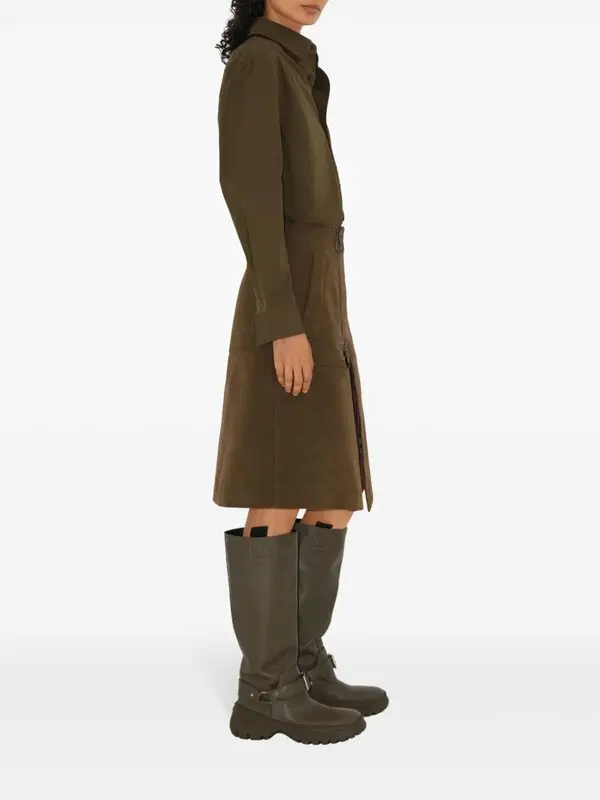 Burberry Leather Stomp Knee-high Boots