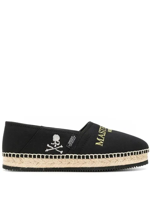 MASTERMIND WORLD Logo Embroidered Espadrilles