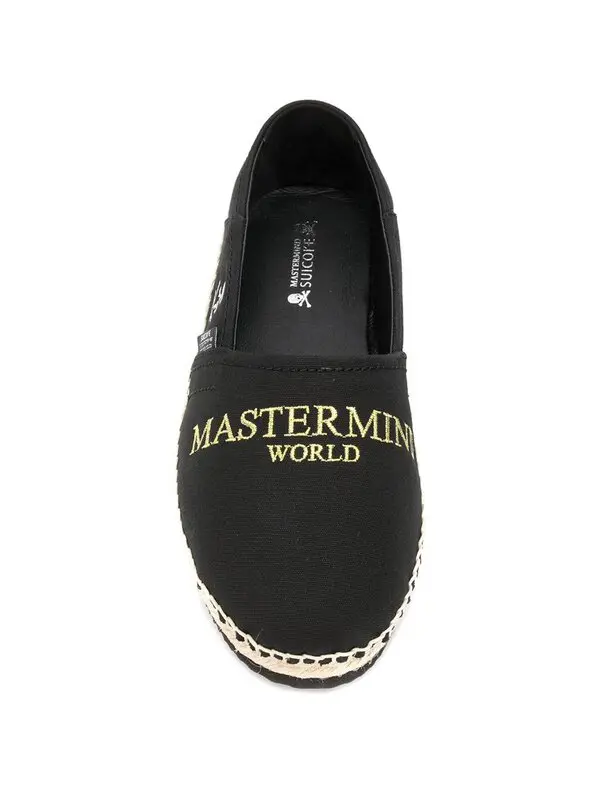 MASTERMIND WORLD Logo Embroidered Espadrilles
