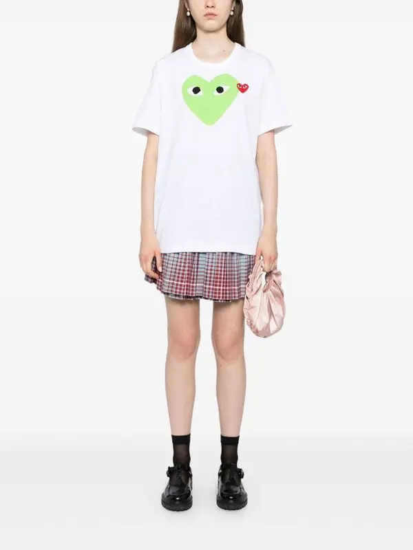 Play Comme Des Garcon Cotton T-shirt - White