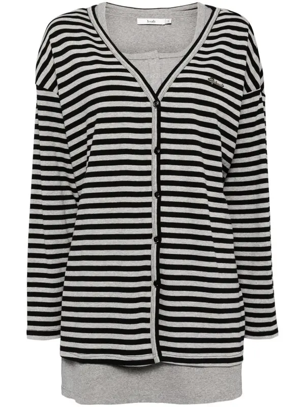 B+AB Striped Cardigan