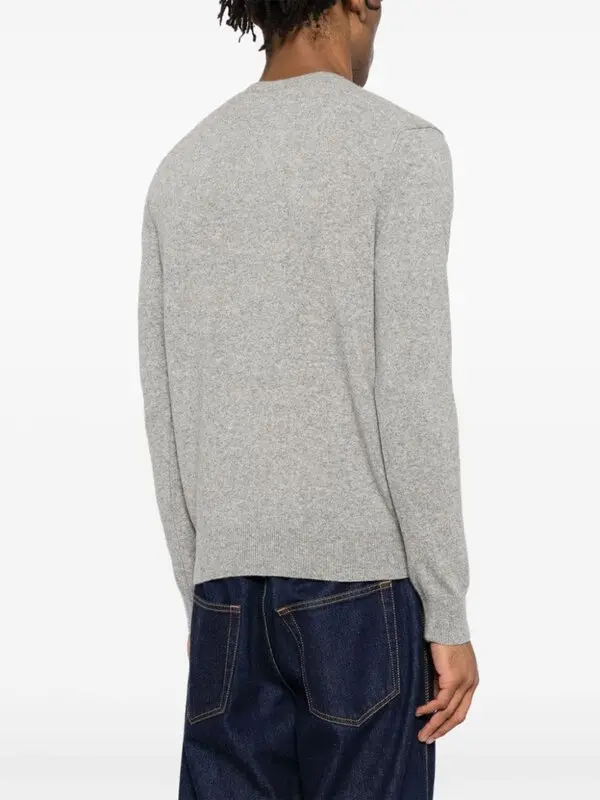 Play Comme Des Garcon Wool Cardigan - Grey