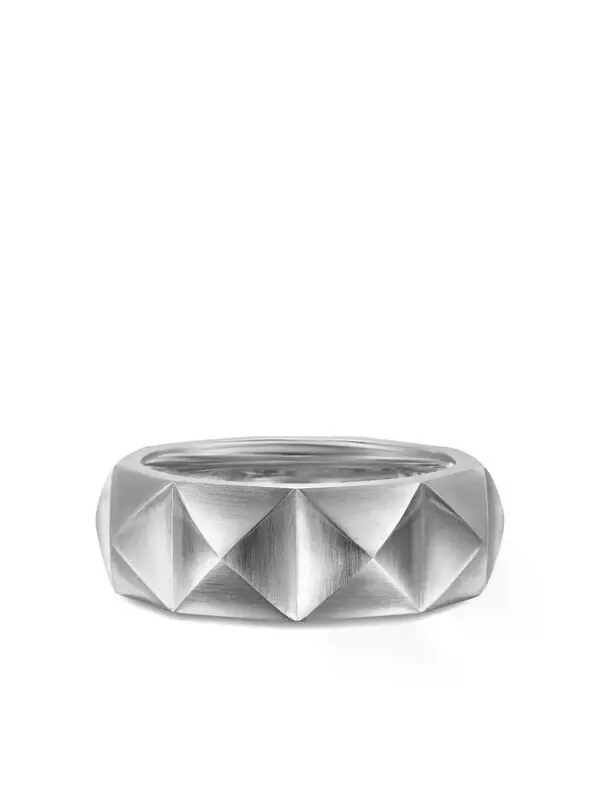 David Yurman Pyramid Band Ring - Silver