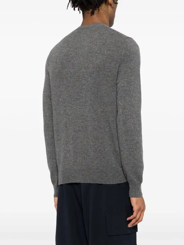 Play Comme Des Garcon Heart-patch Wool Cardigan