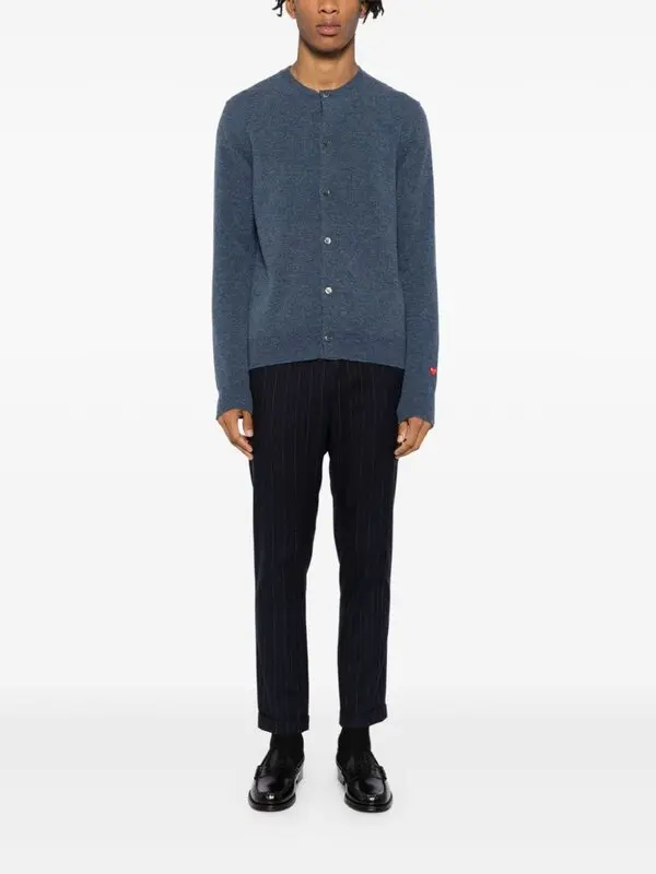 Play Comme Des Garcon Wool Cardigan