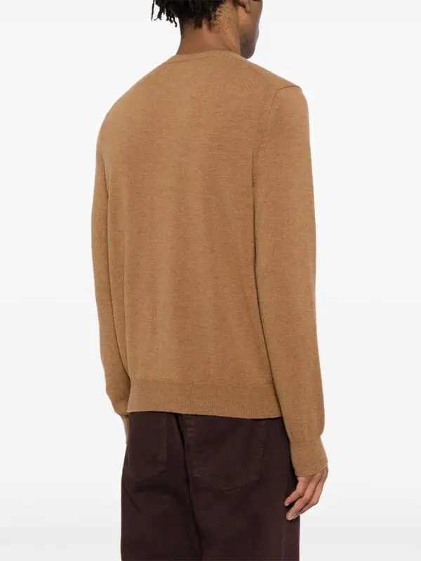Play Comme Des Garcon Wool Cardigan - Brown