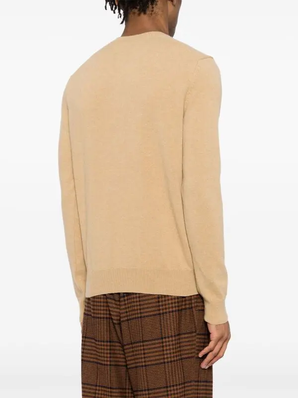 Play Comme Des Garcon Wool Cardigan - Neutrals