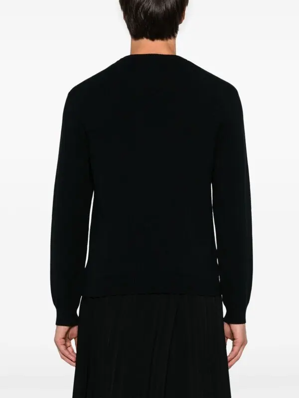 MARINE SERRE Crescent Moon Embroidered Sweater