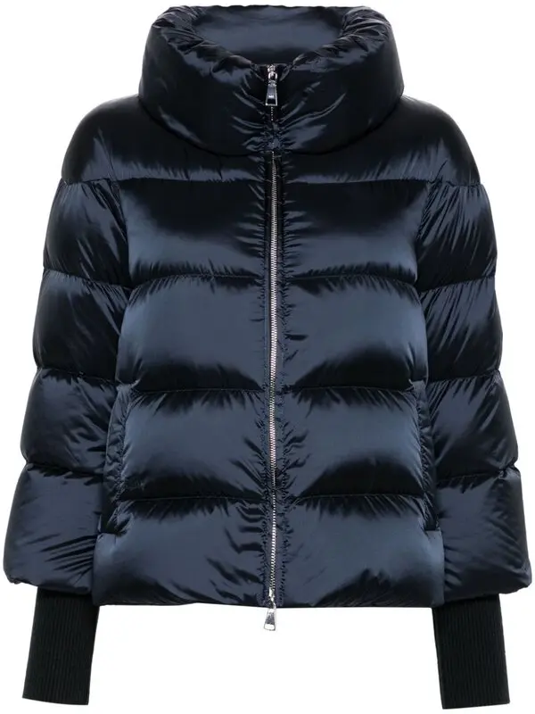 Add Quilted Puffer Jacket - Blue
