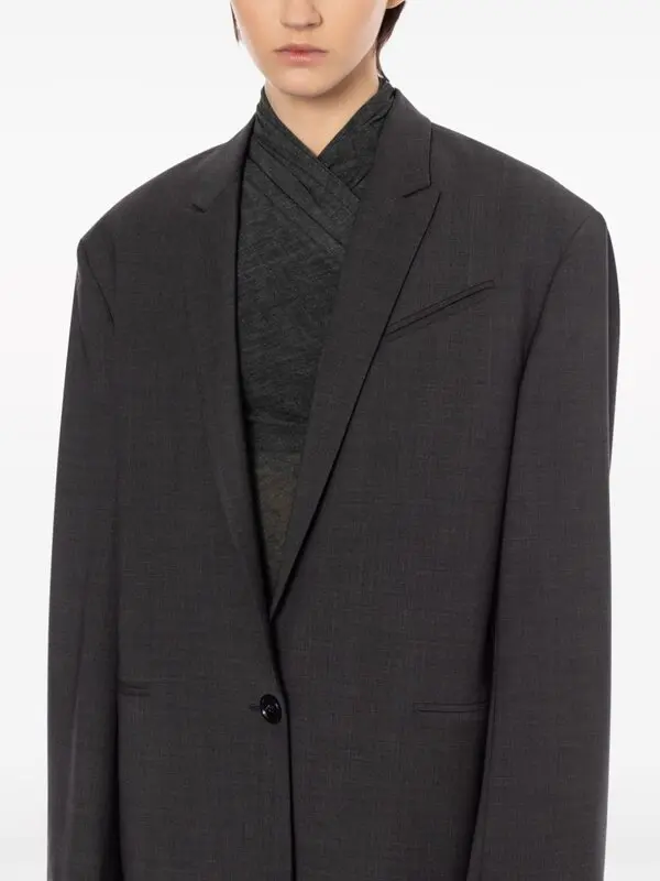 Philosophy Di Lorenzo Serafini Single-breasted Blazer - Grey