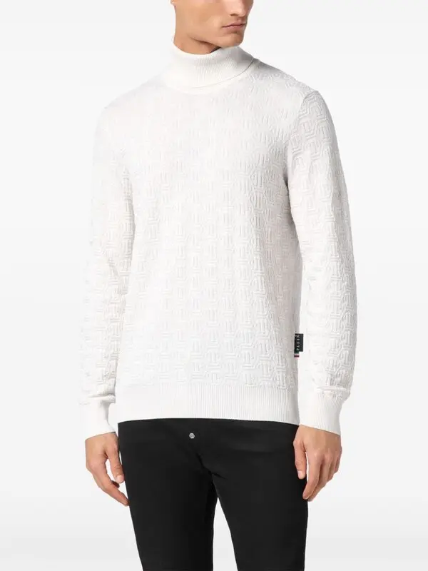 Philipp Plein Monogram Sweatshirt - White