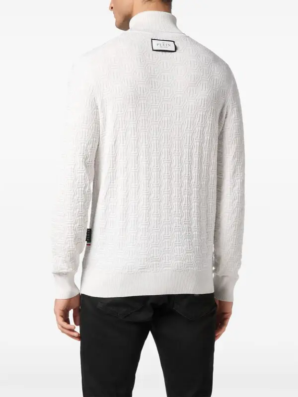 Philipp Plein Monogram Sweatshirt - White