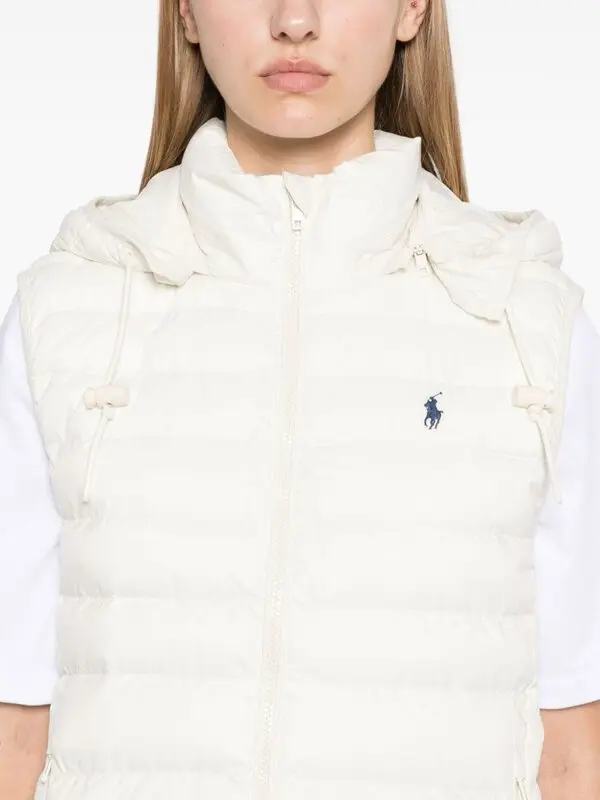 Polo Ralph Lauren Quilted Gilet - White