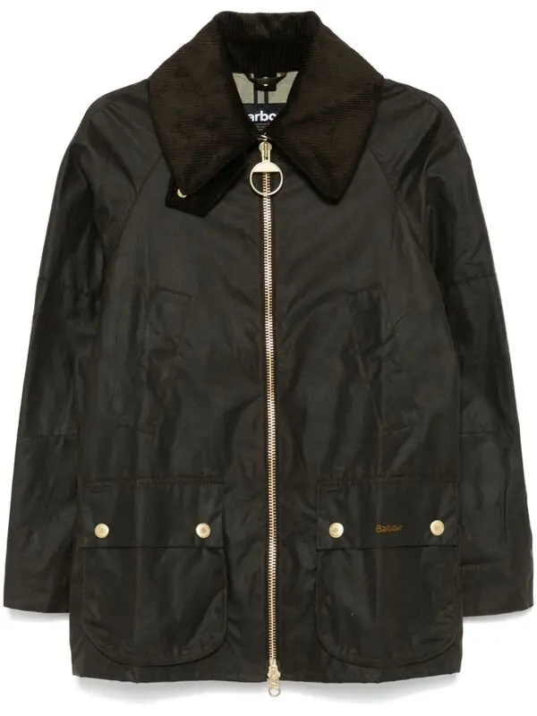 Barbour Allerston Waxed Coat - Green