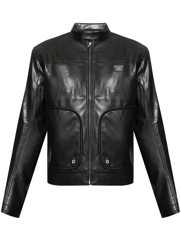 MISBHV Zipped Leather Jacket