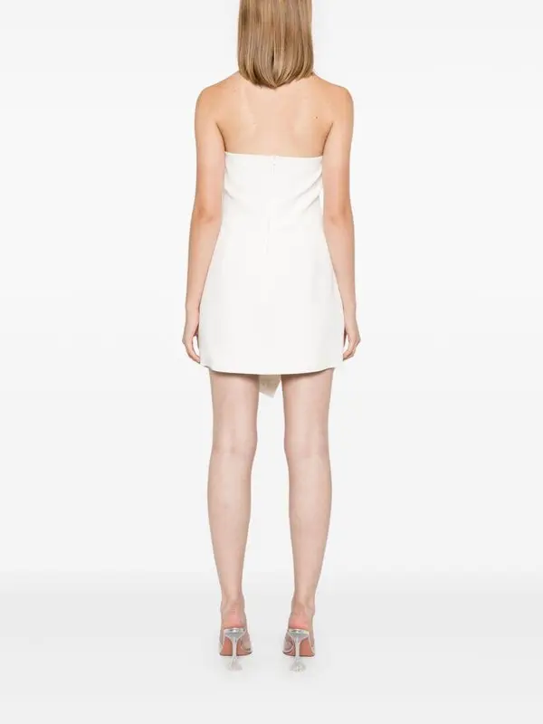 David Koma Crystal-Feather One Shoulder Mini Dress In White - 45% Off |  Editorialist